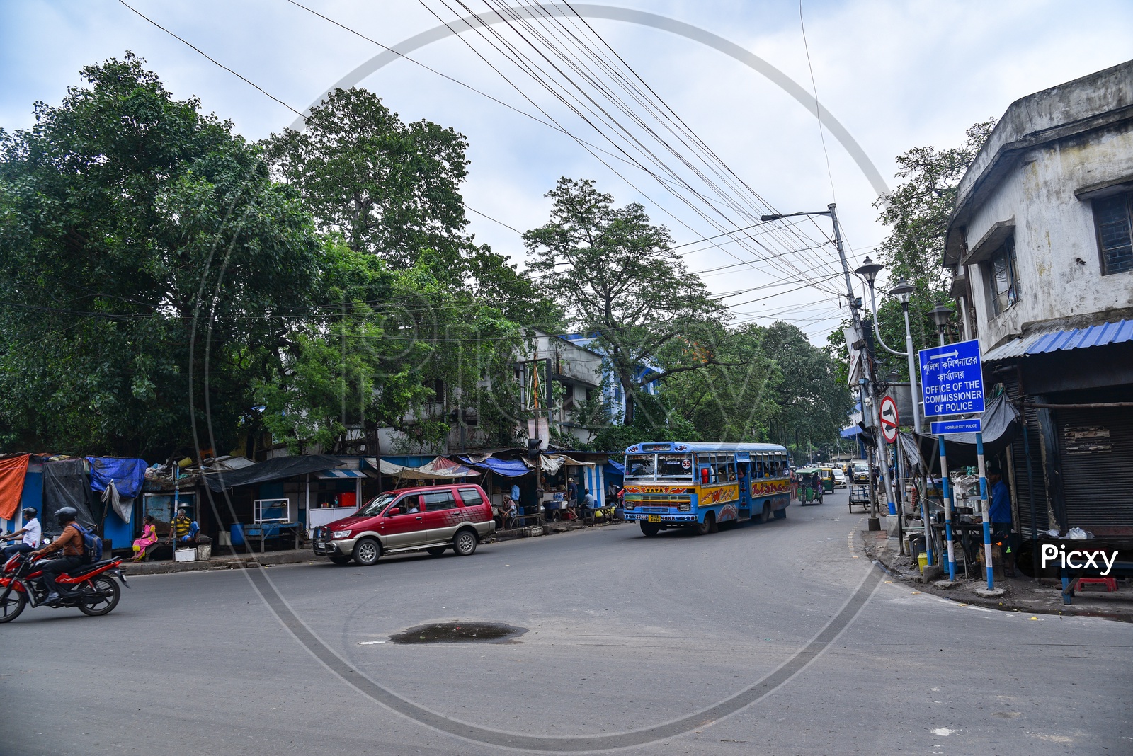 Image of Kolkata Local Bus On the Streets Of Kolkata City-DW367845-Picxy