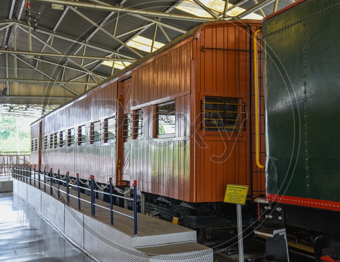 Image of East Pakistan Railways Wagon Bogie in Display At Rail Museum ...