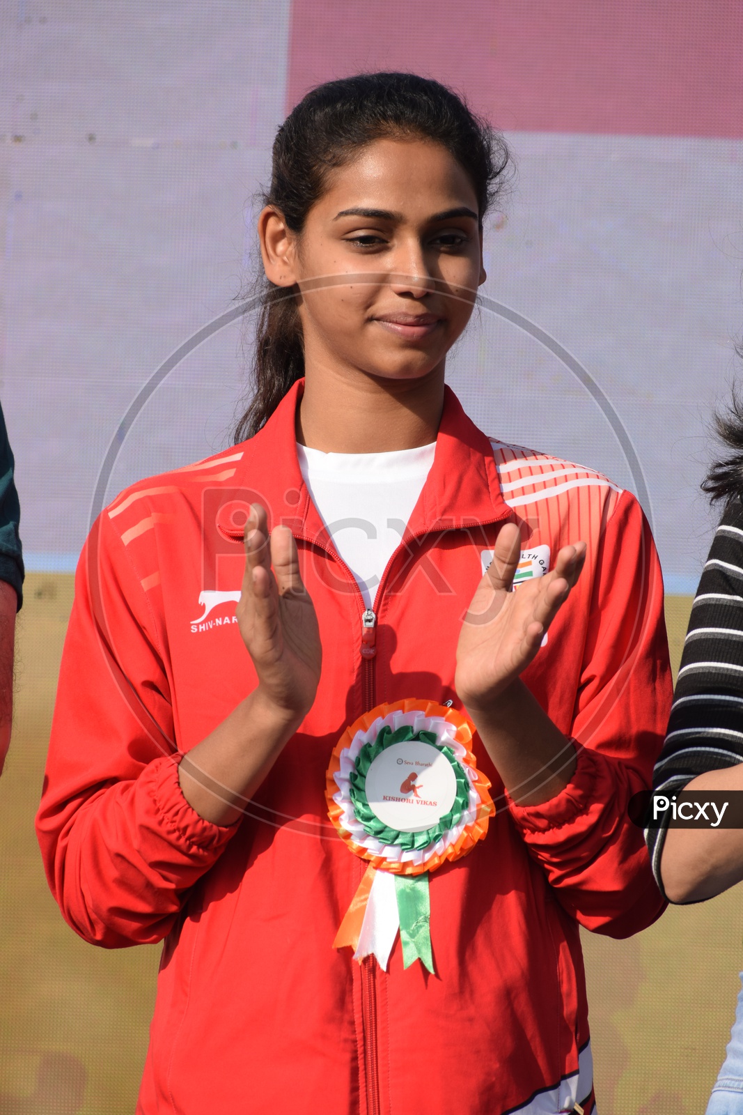Image of Indian Rythmic Gymnastics Player Meghana Reddy at Run For Girl ...