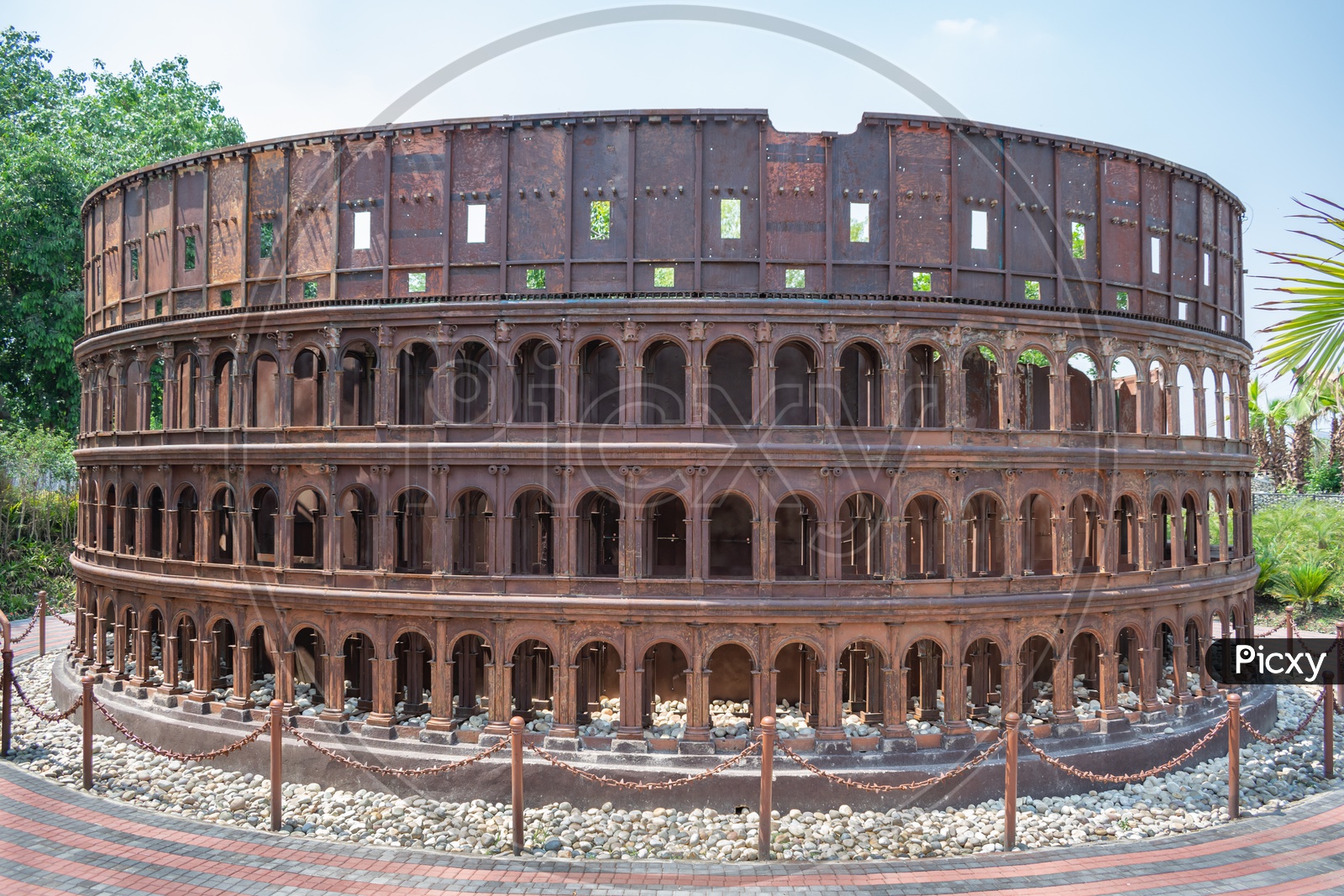 Image of Replica of World’s Largest Amphitheatre Colosseum From Rome ...