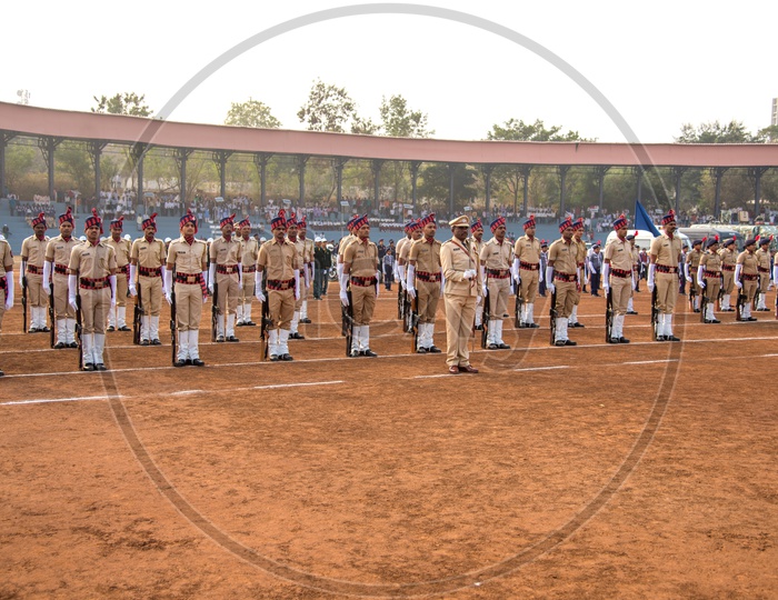 Image of Maharashtra Police Marching At The Independence Day Parade ...