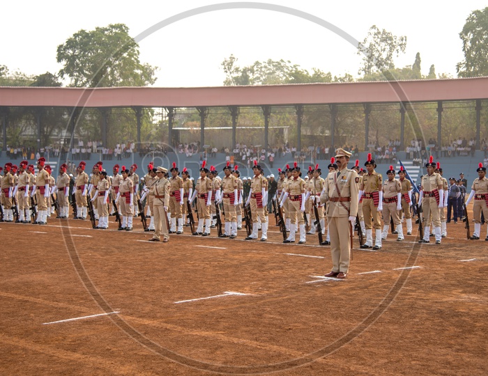 Image of Maharashtra Police Marching At The Independence Day Parade ...