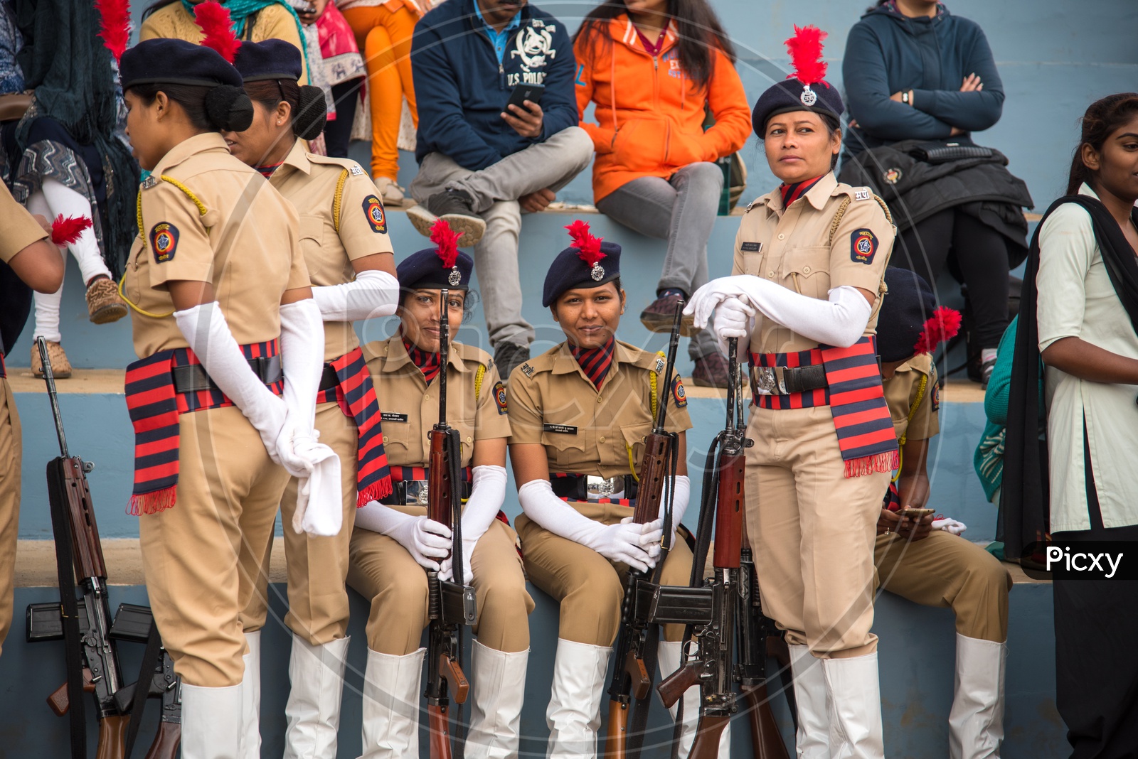 Image of Maharashtra Cadet Woman Police In Independence Day Event ...