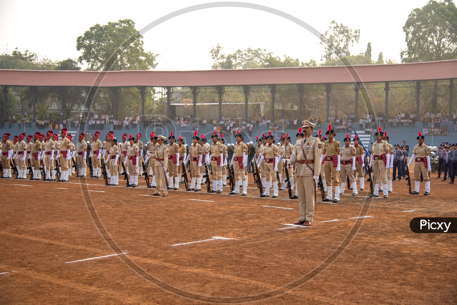 Image of Maharashtra Police Marching At The Independence Day Parade ...