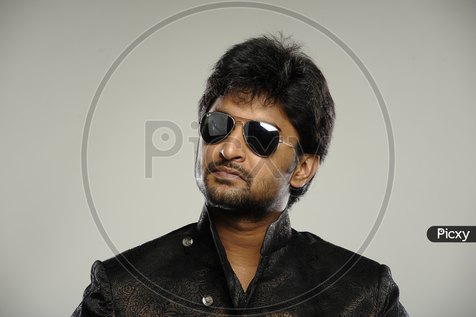 Image of Portrait Of Actor Nani or Telugu Film Actor Or Tollywood Actor ...