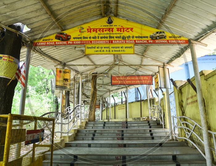 Image of Staircase Or Steps At Pahari Mandir in Ranchi-CZ294477-Picxy