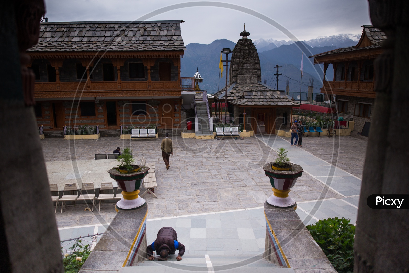 Image of Temple Shrine Of Goddess Mathi Temple In Spiti Valley-EU212086 ...