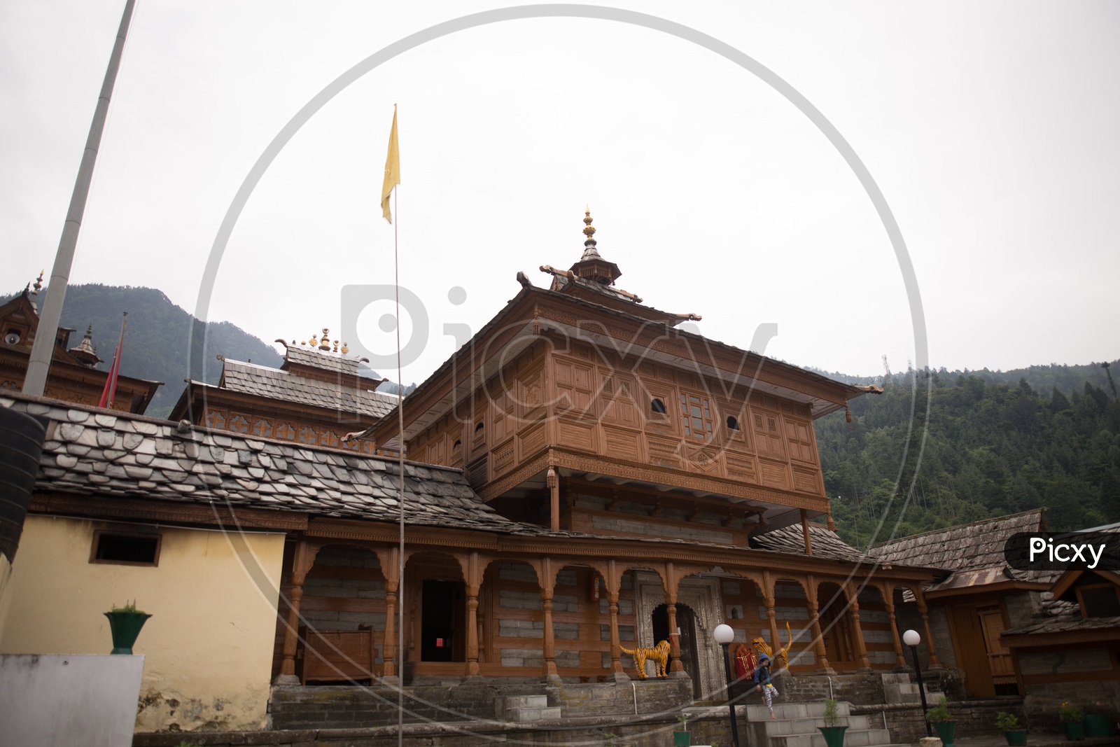 Image of Temple Shrine Of Goddess Mathi Temple In Spiti Valley-TI186840 ...