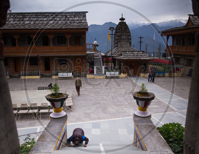 Image of Temple Shrine Of Goddess Mathi Temple In Spiti Valley-EU212086 ...