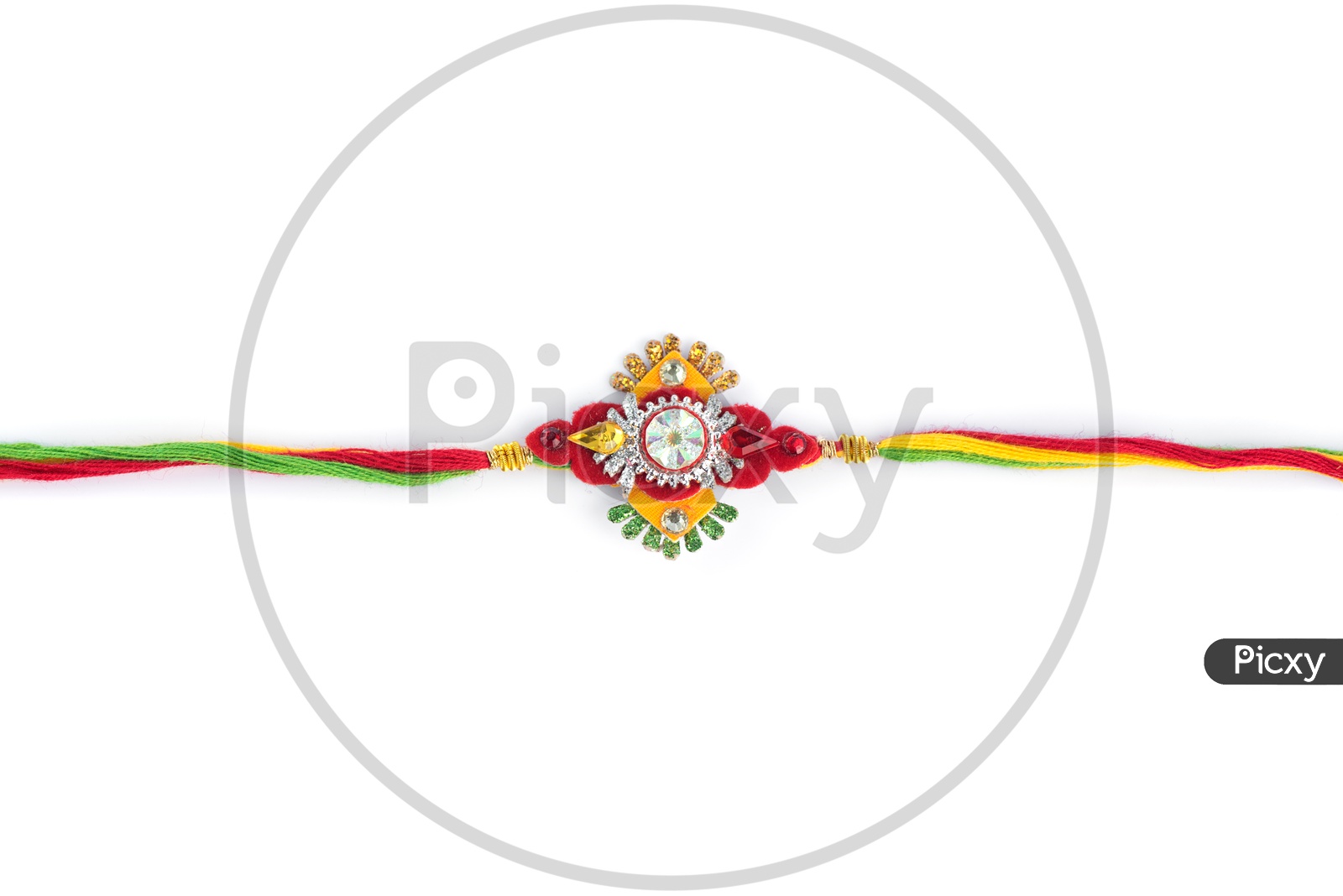 Image of Indian festival: Raksha Bandhan background with an elegant ...