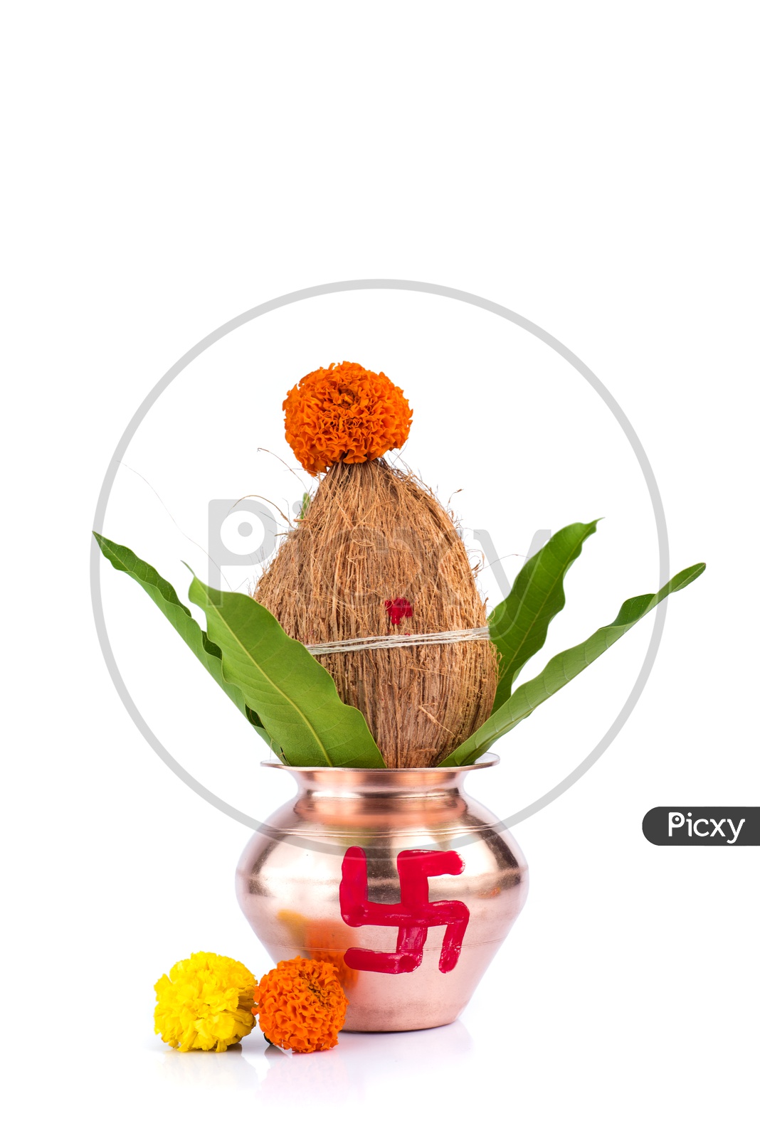 Image of Indian Hindu Pooja Kalash for Festivals And Worshipping Hindu ...