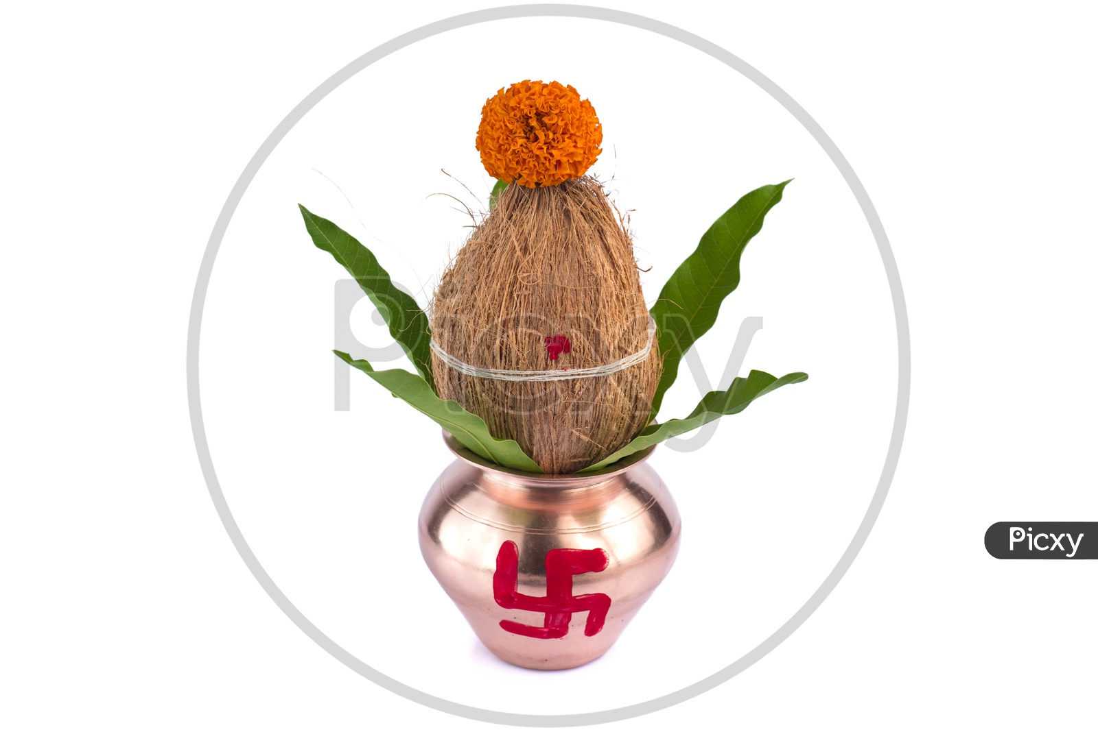 Image of Indian Hindu Pooja Kalash for Festivals And Worshipping Hindu ...