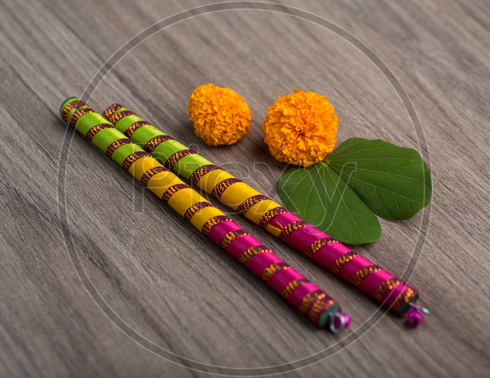 Image of Indian Festival Dussera or Navrathri Symbolic Representation ...