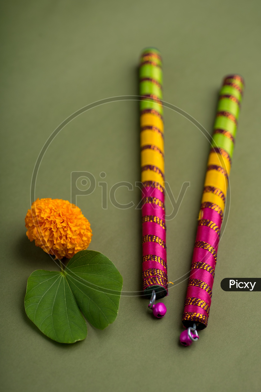 Image of Indian Festival Dussera or Navrathri Symbolic Representation ...