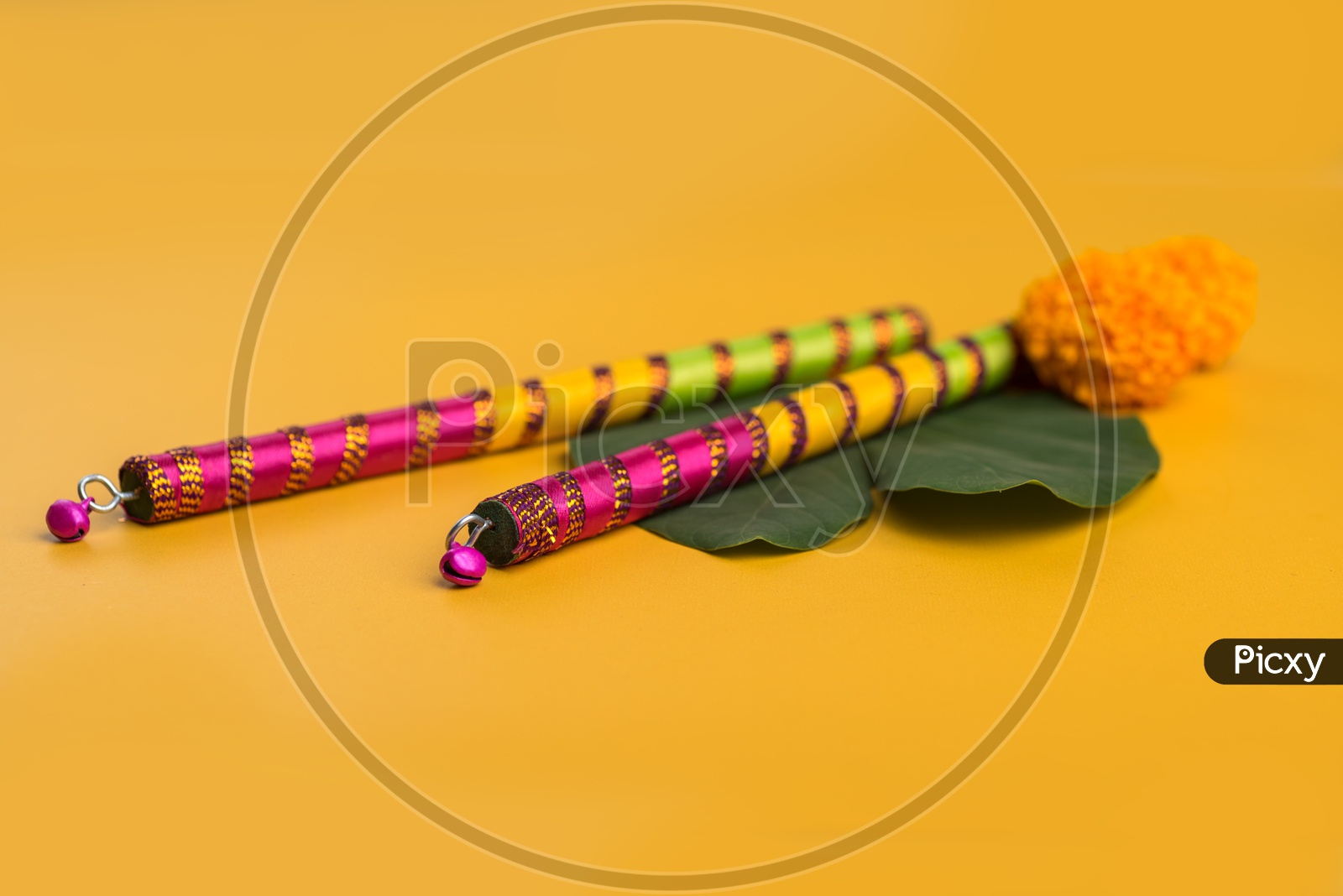 Image of Indian Festival Dussera or Navrathri Symbolic Representation ...