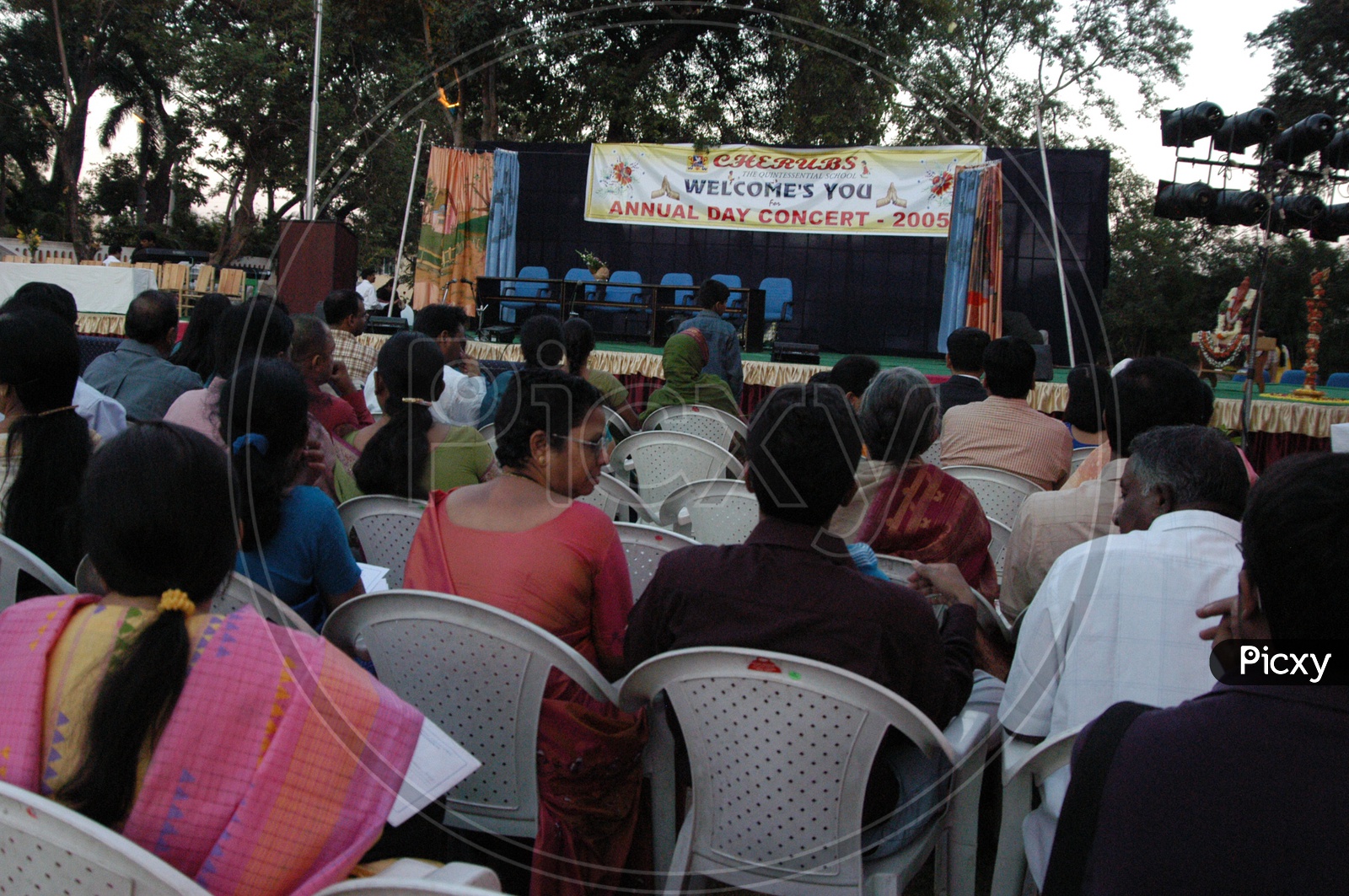 Image of Parents Or Audience Watching The Stage Show or Event By ...