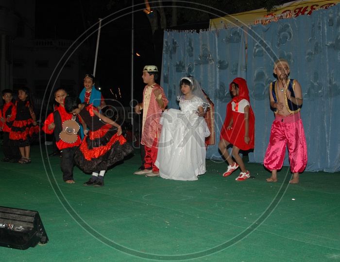 Image of Children Performing In a Cultural Event Or In a Function ...