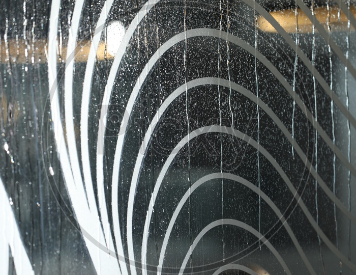 Image of Design or Patterns On a Veil Glass-QR090722-Picxy