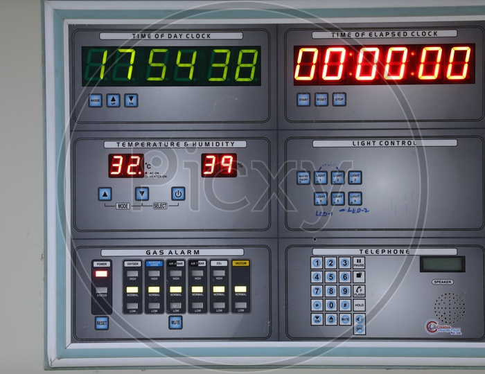 Image of Display Of Measure Units of a Control Unit With Analog Led ...