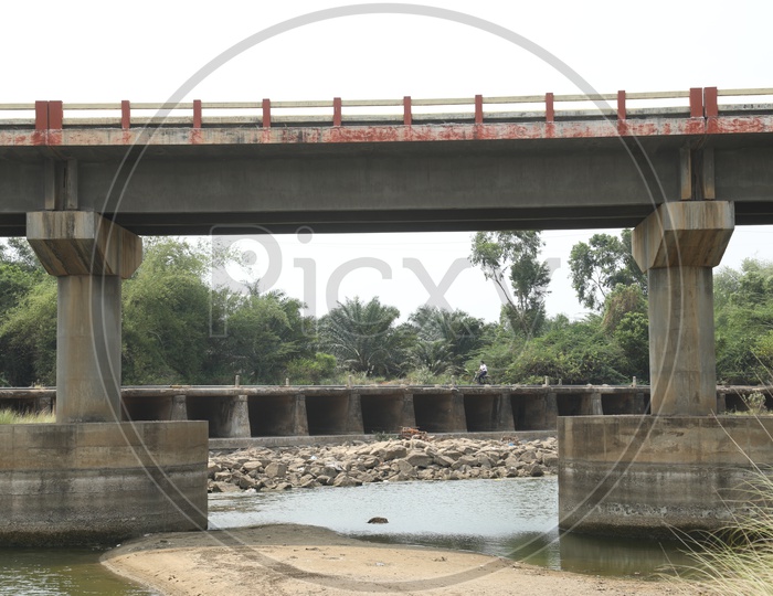 Image of Water Bridge On a Water Channel-LI952260-Picxy