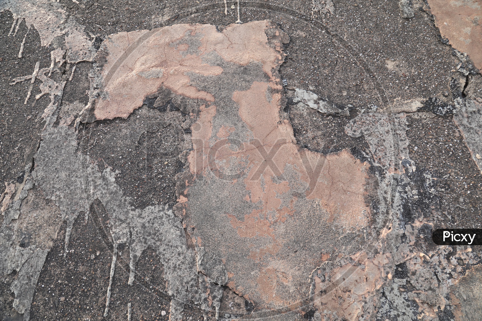 Image of Texture Of a Deceased Wall With Wreckage-TI043698-Picxy