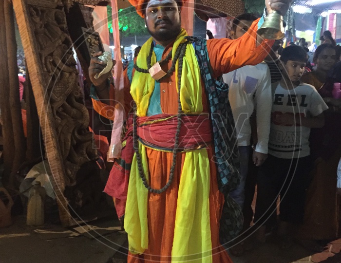 Image of Budabukkala Swamy , A Telugu State Street Beggar By Telling ...