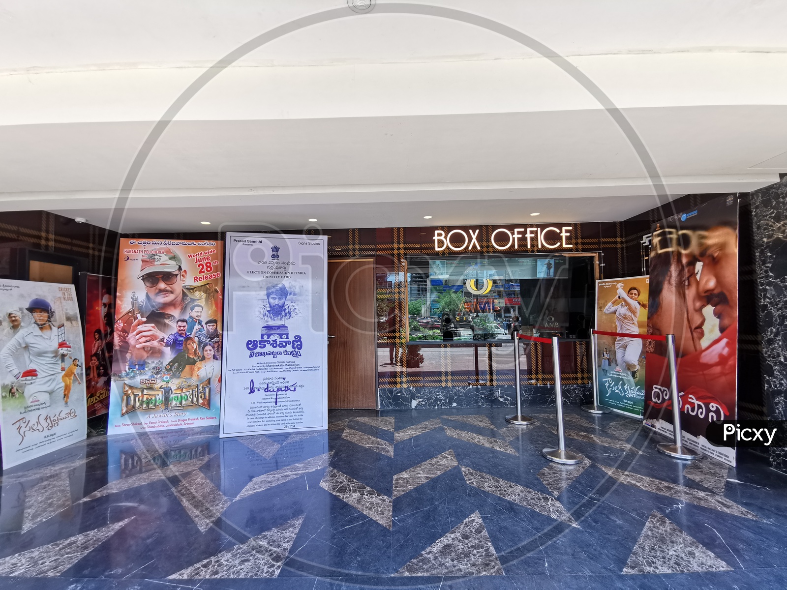 Image of AMB Cinemas Ticket Booking Counter in Ground Floor-HU424529-Picxy