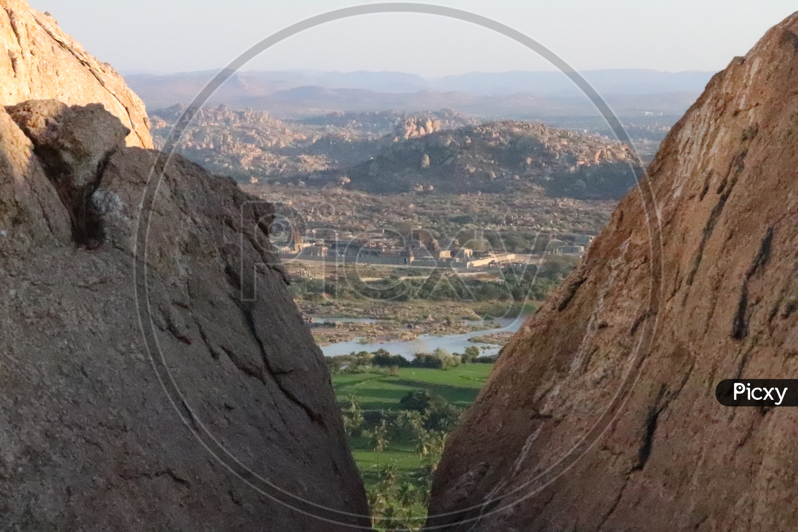 Image of A View Of Rock Hills From a Hill top-JF353558-Picxy
