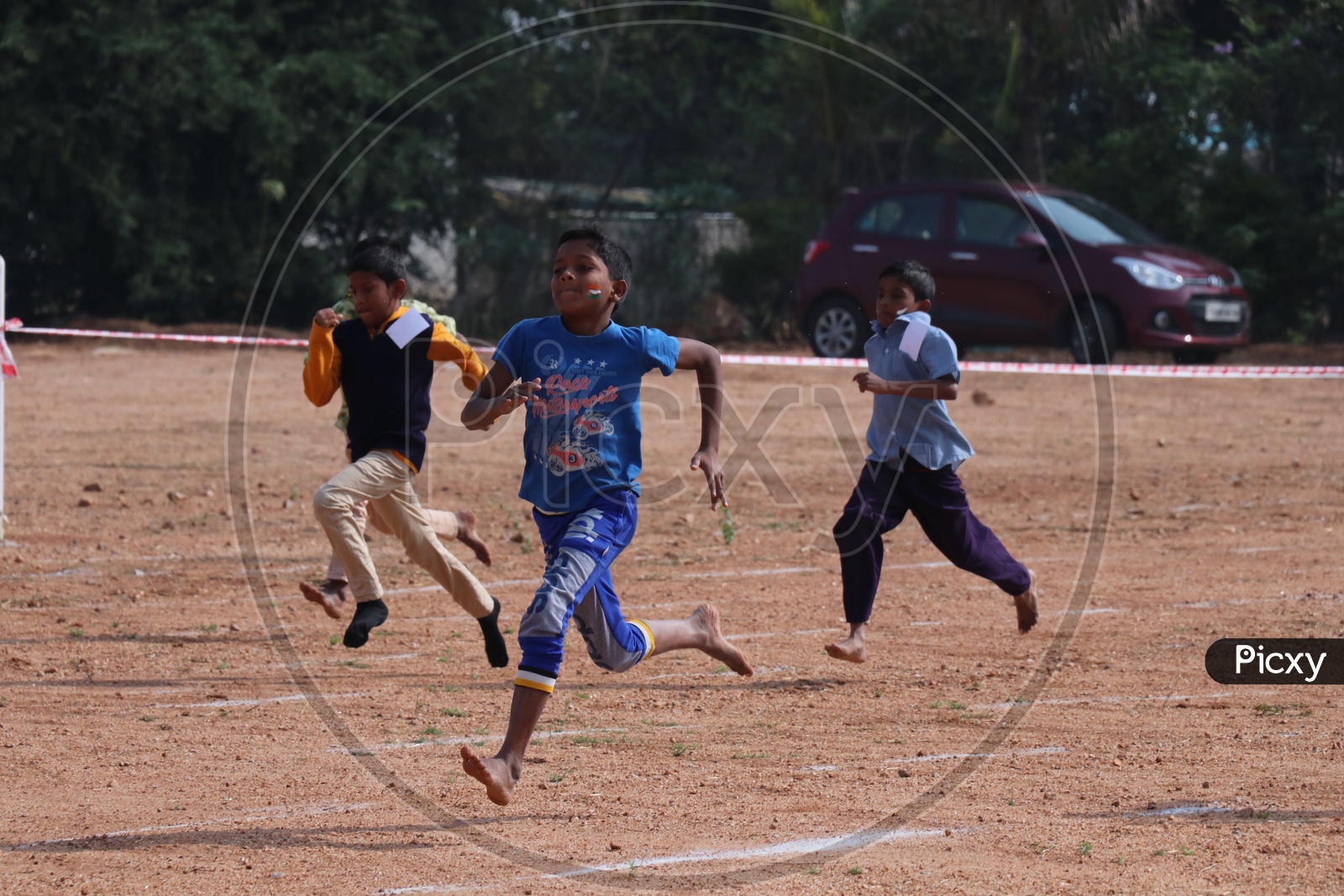 Image of Tracks Or Running Tracks Made For Running Race Competition or ...