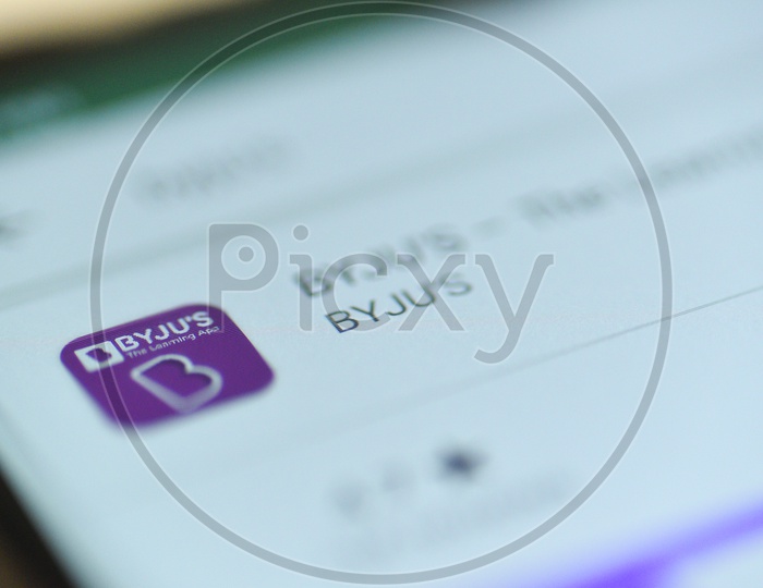 Image of BYJU's Or BYJUS The Learning App or Application in Mobile or ...
