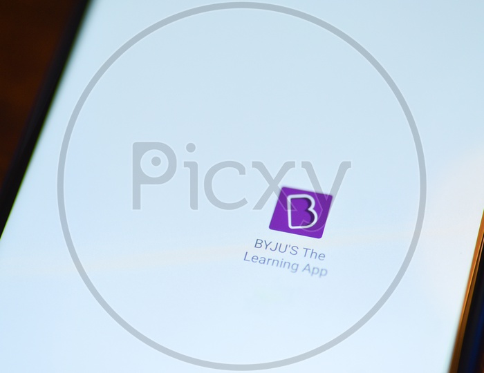 Image of BYJUS OR BYJU'S The Learning App Installed Icon on Smartphone ...