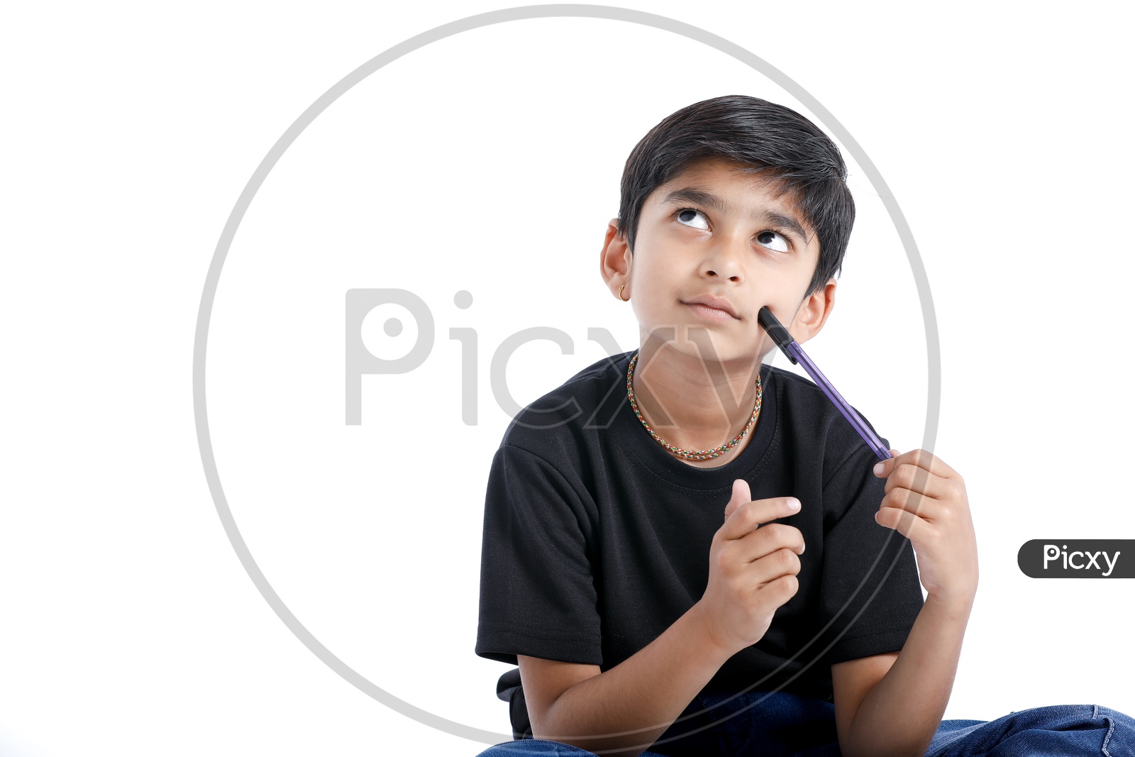 Image of Indian Cute Little Boy Or Asian Kid With Expressions and Smile ...