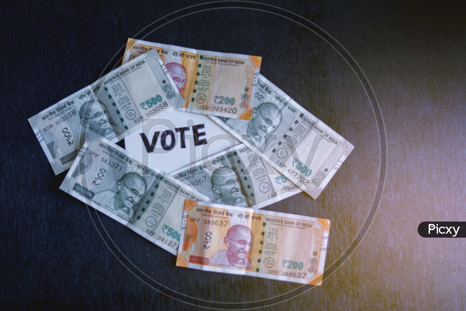 Image of Cash For Vote Concept , Currency In Election For Voters ...