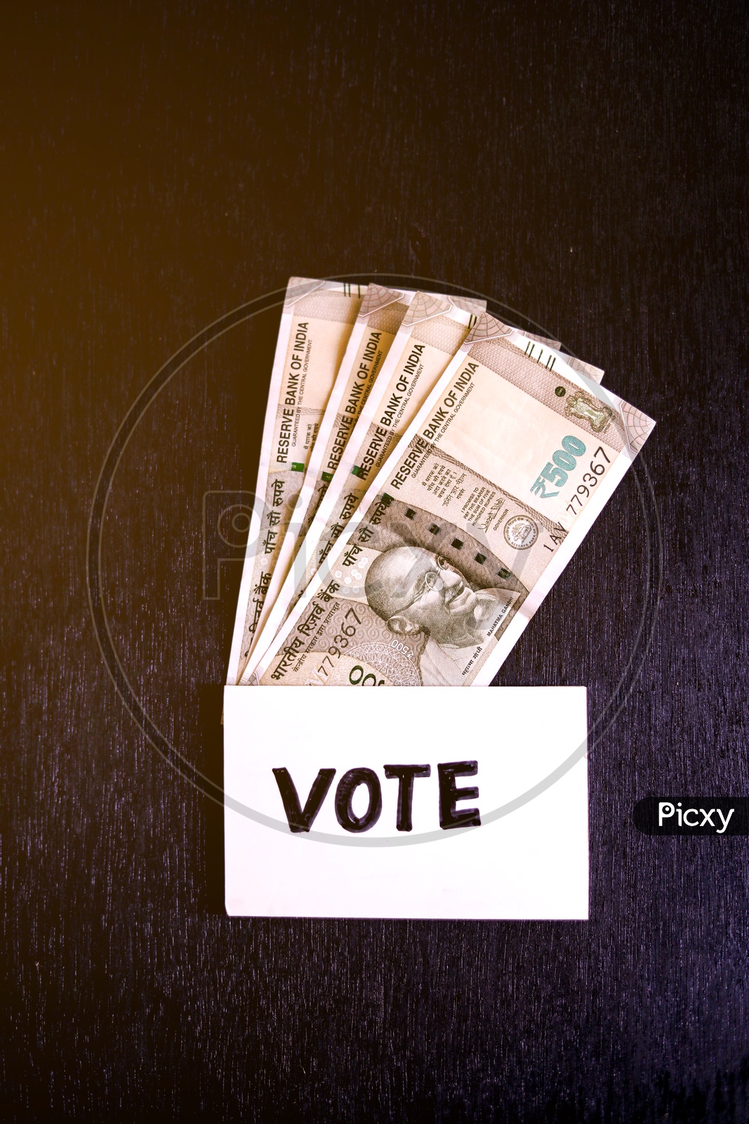 Image of Cash For Vote Concept , Currency In Election For Voters ...