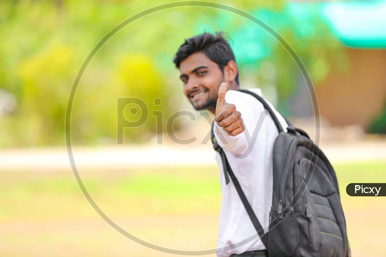 Smart Indian College Student