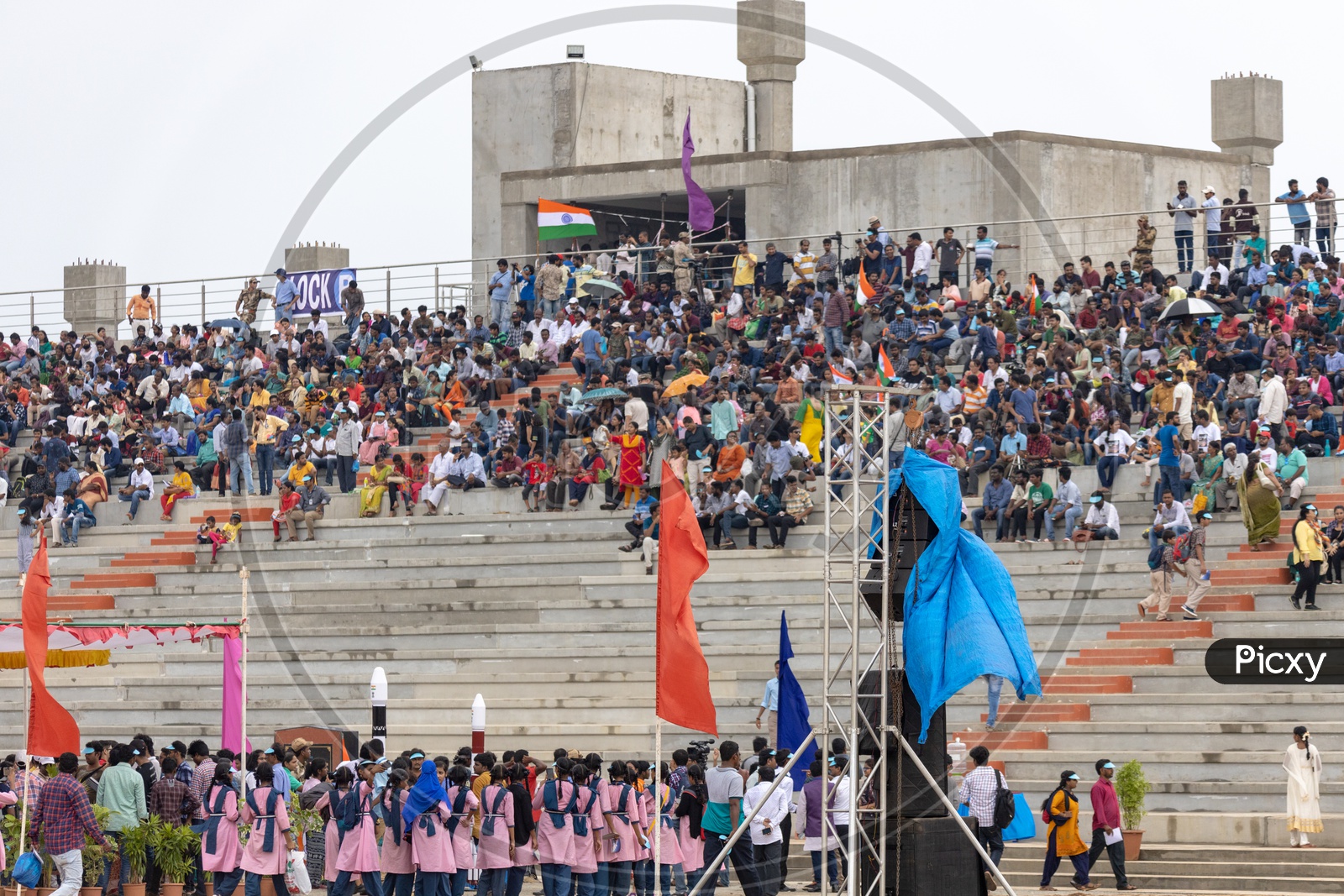 Image of School Children At The Launch View Gallery Of SHAR During ...