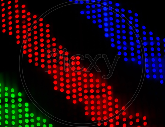 Image of Abstract Led Light Bokeh Patterns Background-BR272904-Picxy