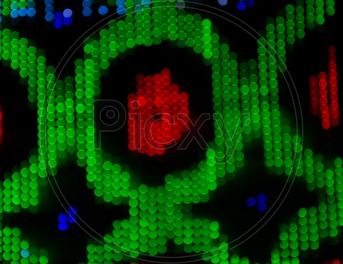 Image of Abstract Led Light Bokeh Patterns Background-ZS964283-Picxy