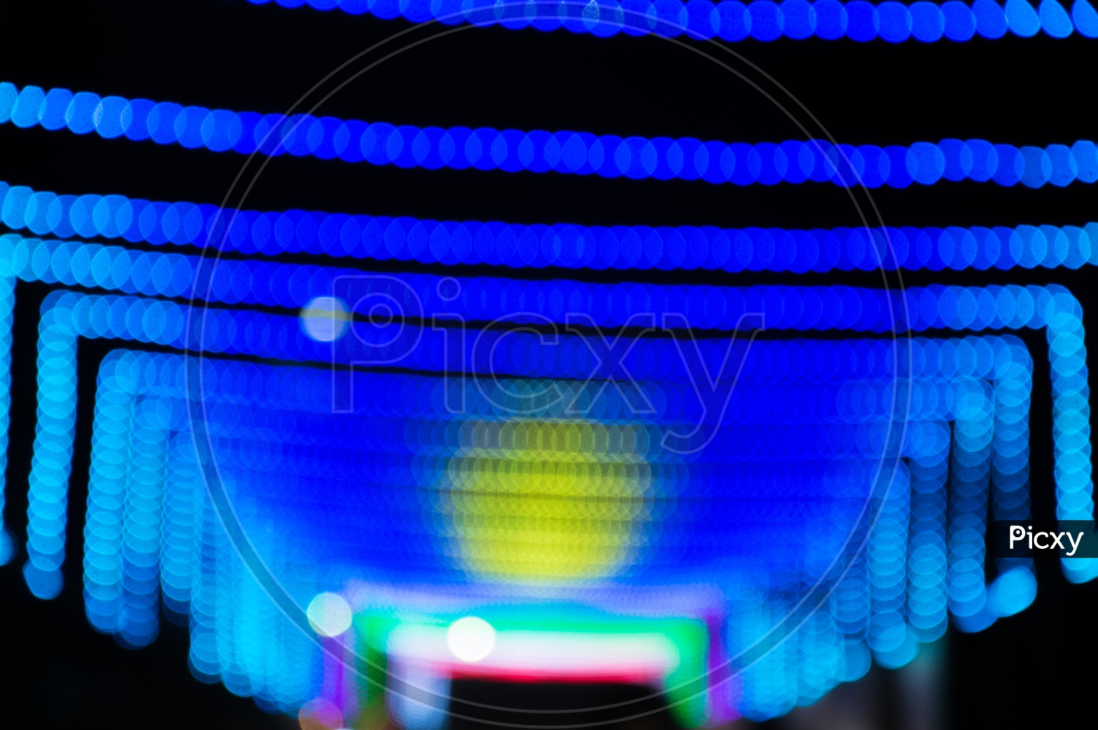 Image of Abstract Led Light Bokeh Patterns Background-QD402168-Picxy