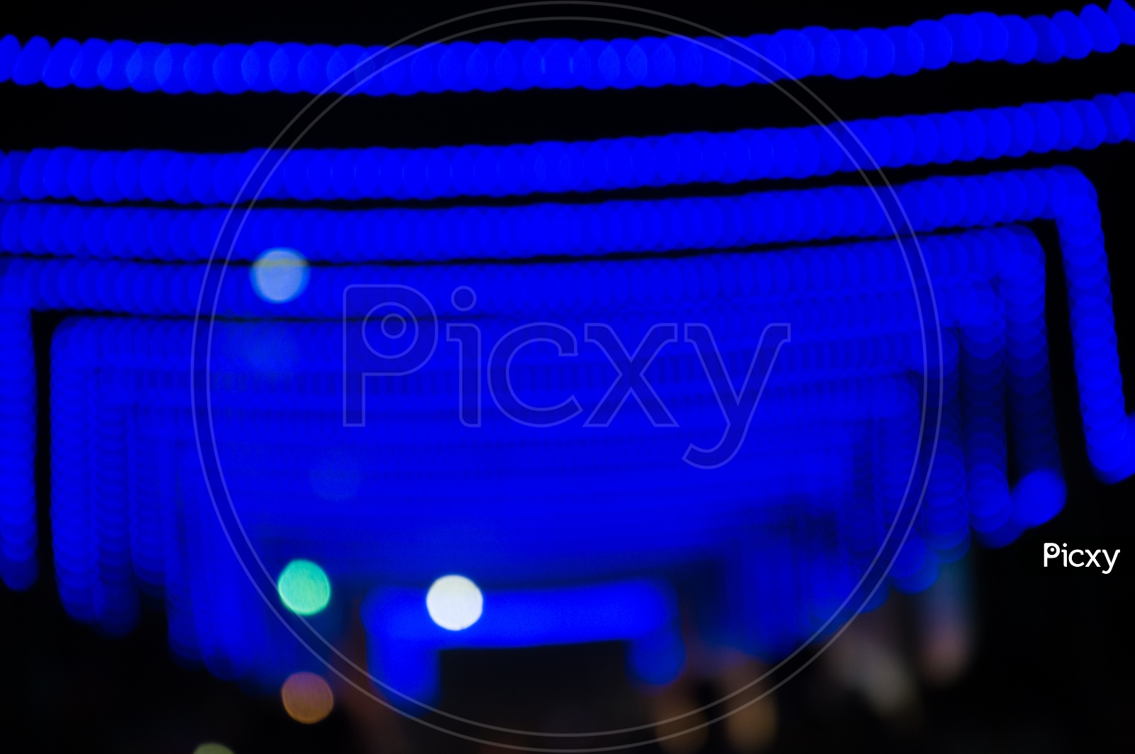 Image of Abstract Led Light Bokeh Patterns Background-YV136978-Picxy