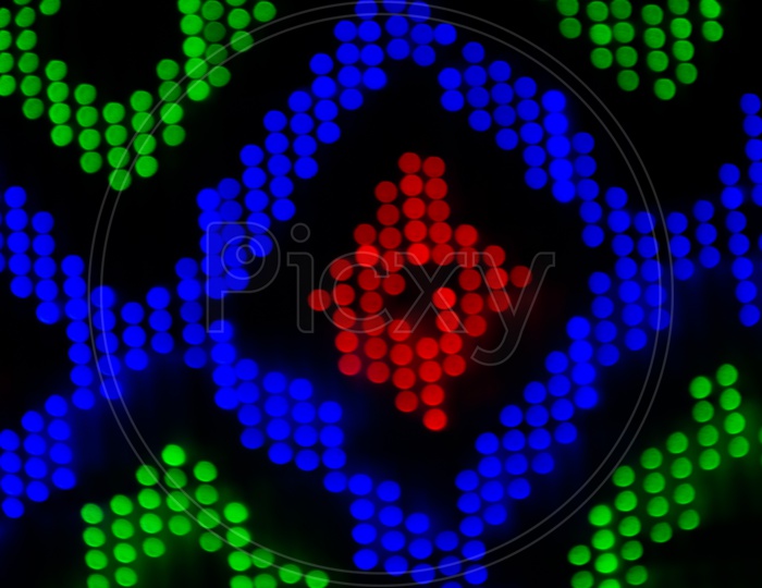 Image of Abstract Led Light Bokeh Patterns Background-ZS964283-Picxy