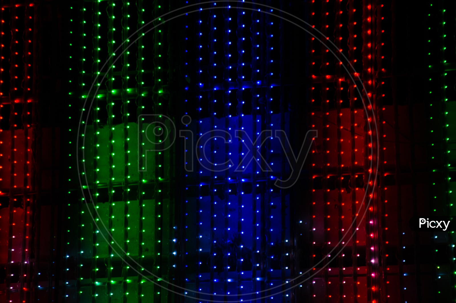 Image of Abstract Led Light Bokeh Patterns Background-IQ798670-Picxy