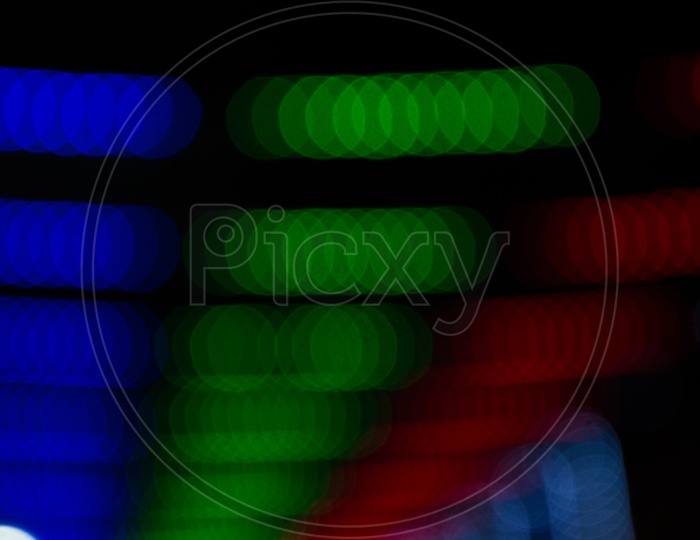 Image of Abstract Led Light Bokeh Patterns Background-VG692258-Picxy