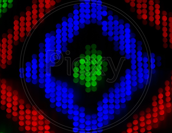 Image of Abstract Led Light Bokeh Patterns Background-GC179187-Picxy