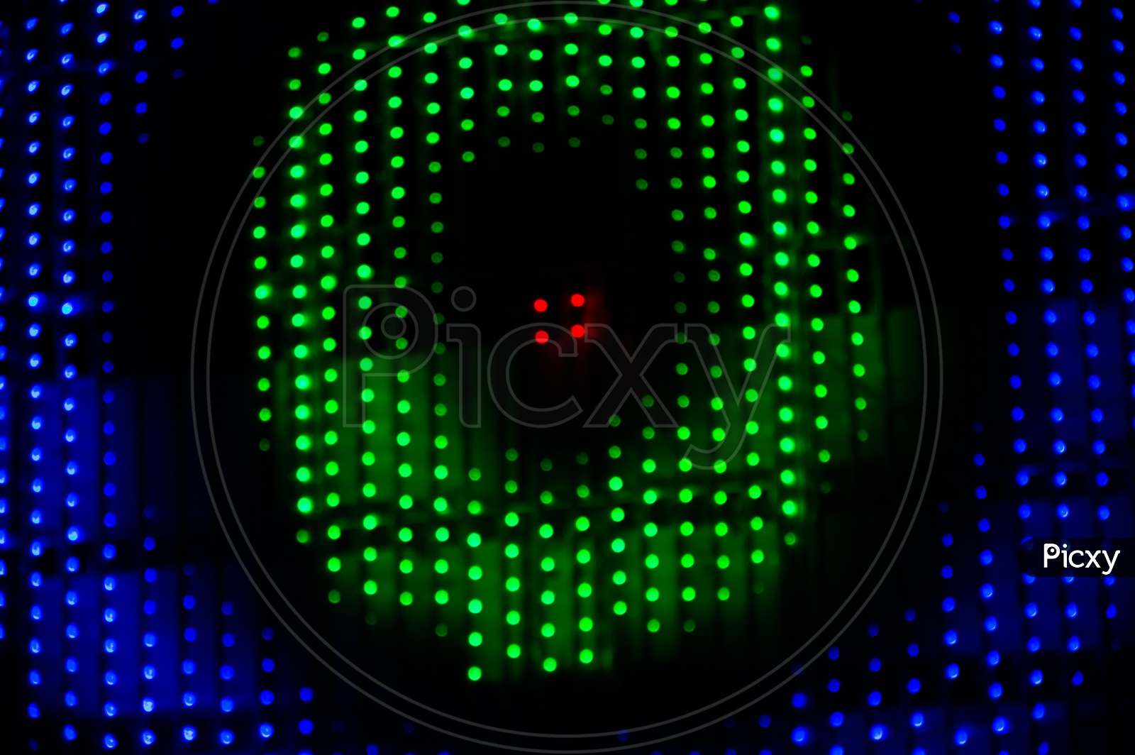 Image of Abstract Led Light Bokeh Patterns Background-GC179187-Picxy