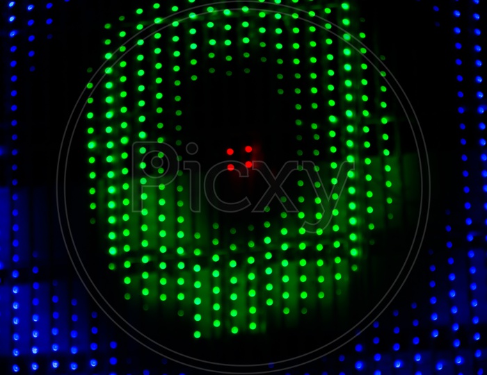 Image of Abstract Led Light Bokeh Patterns Background-GC179187-Picxy