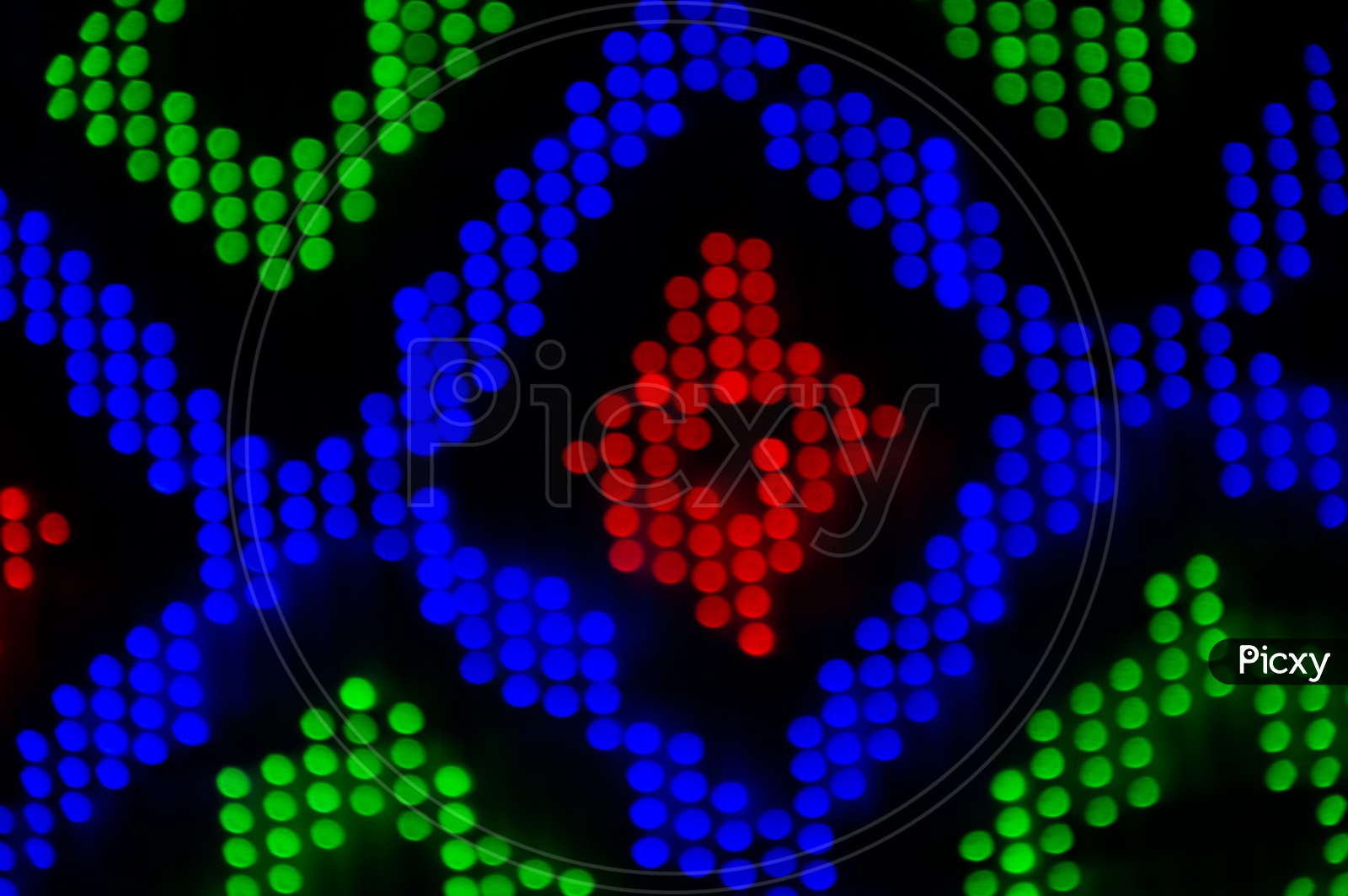 Image of Abstract Led Light Bokeh Patterns Background-ZS964283-Picxy