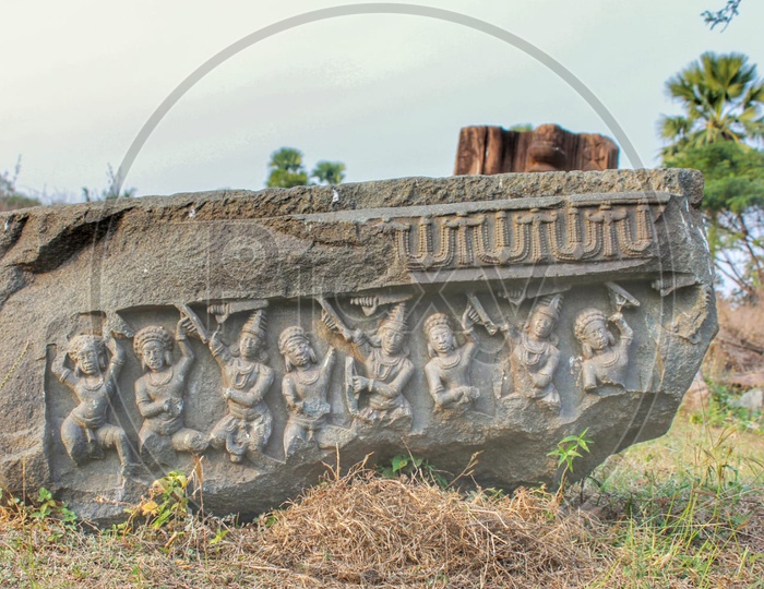 Image of Old Ruins of Ancient Hindu Temples With Stone Sculptures Built ...