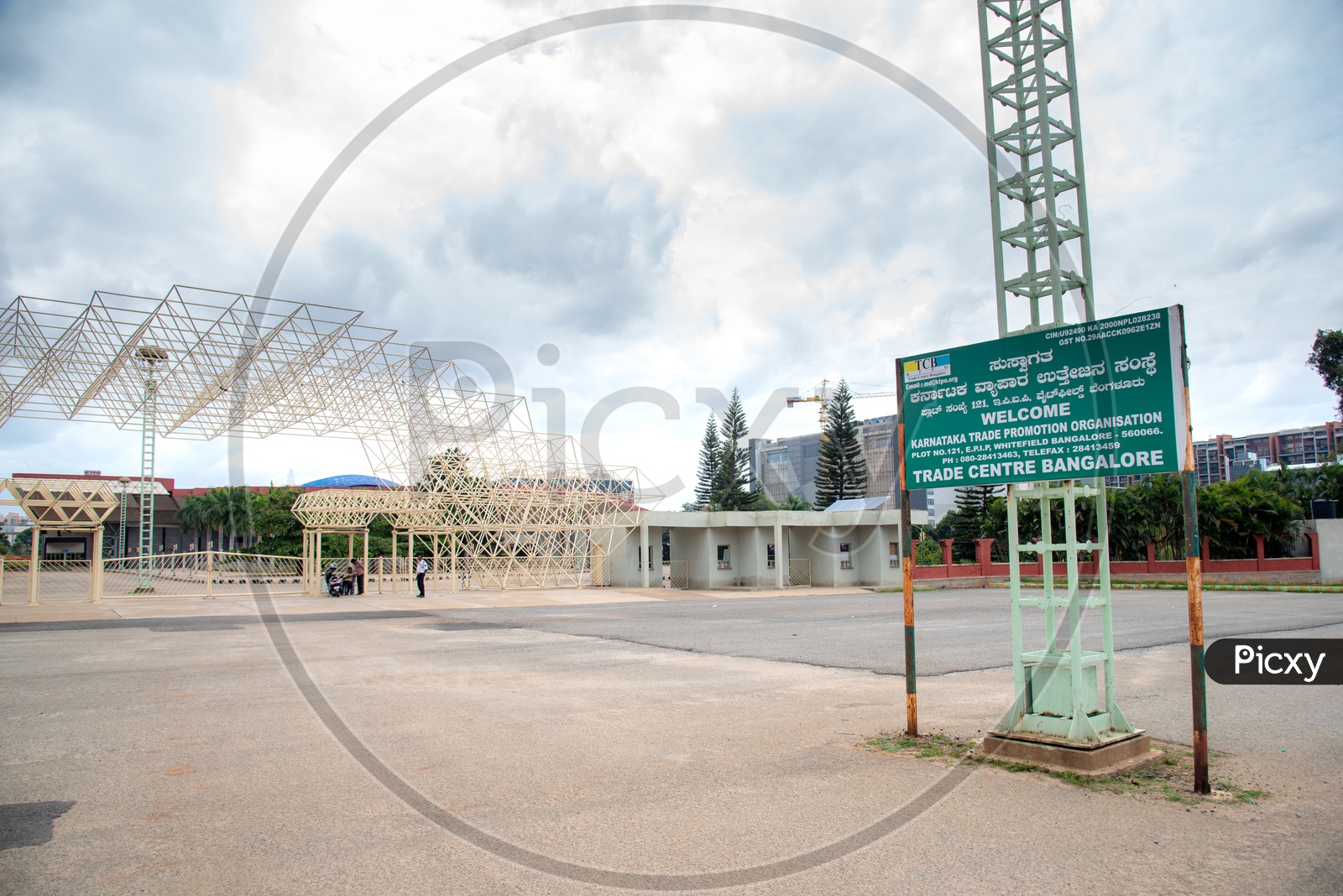 Image of Trade Center Bangalore Welcome Board-PC639638-Picxy