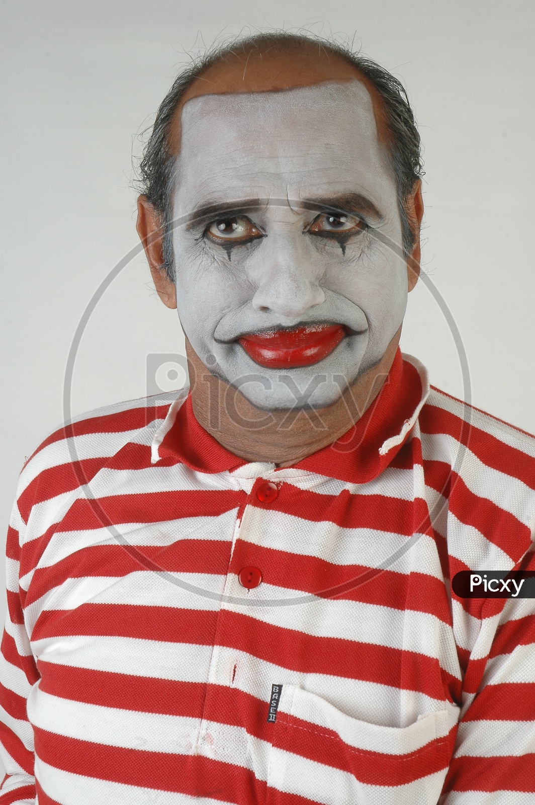 Image of Male Mime Artist With Expressions-FA155911-Picxy